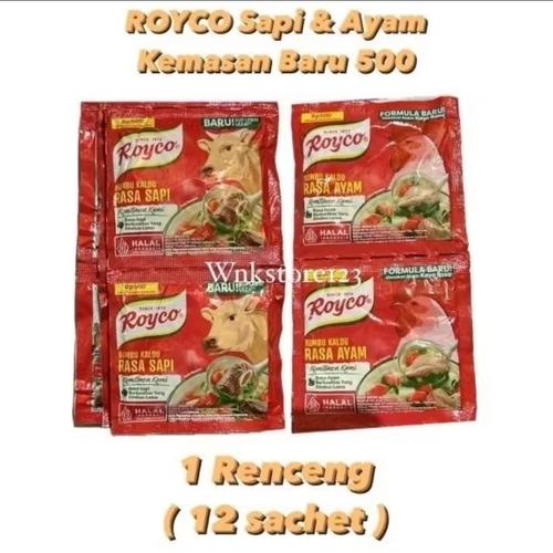 Jual Royco Sapi&Ayam bumbu kaldu penyedap rasa kemasan & formula baru ...