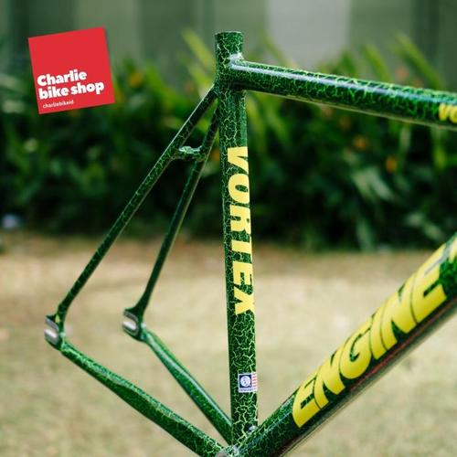 Jual Frameset Fixie Engine 11 Vortex 2024 - Thunder Bolt Oriiii - S ...