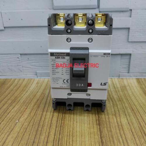 Jual MCCB 3P 30A 18kA ABN53c LS Metasol LSis - Jakarta Barat - Perisai Sakti | Tokopedia