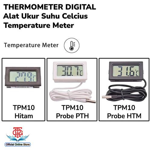 Jual Thermometer Termometer Mini Digital Alat Ukur Suhu Kelembaban ...