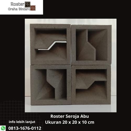 Jual Roster Semen Seroja/20x20 cm/ roster petir/anti tampias/lubang ...