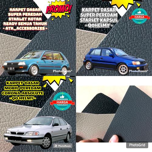 Promo Karpet Dasar Lantai Mobil Peredam - Starlet Kotak / Starlet ...