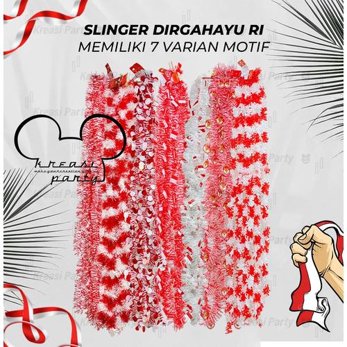 Promo Slinger Merah Putih #5 / Dekorasi HUT RI / Hiasan 17 Agustus ...
