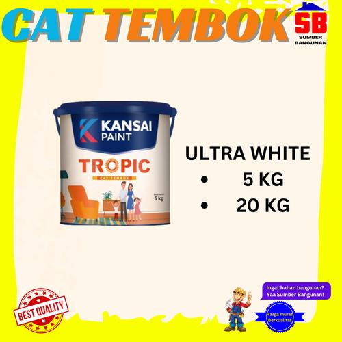 Jual KANSAI TROPIC - CAT KANSAI TROPIC ULTRA WHITE 5 KG 20 KG CAT ...