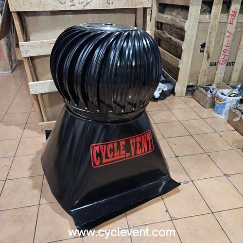 Jual Turbin Ventilator CYCLEVENT Size 18 inch USA Full Coating Black ...