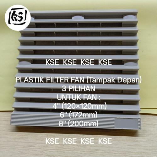 Jual KSE Plastik Filter Fan Tampak Depan untuk Fan 4 6 dan 8 Inch Kotak ...