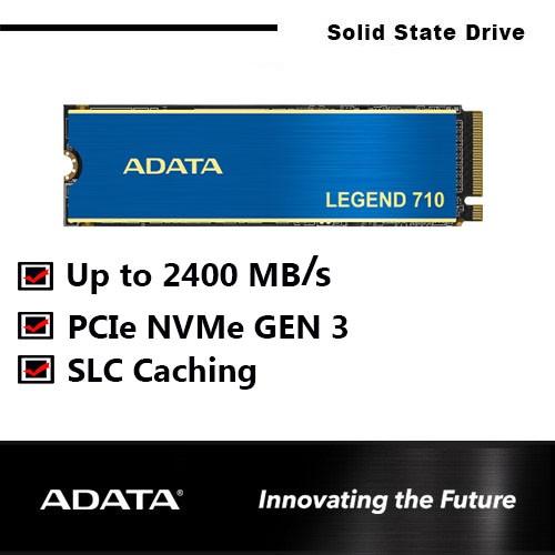 Jual SSD Adata LEGEND 710 1TB 512GB 256GB - M2 NVME Gen 3 - SSD 256GB ...