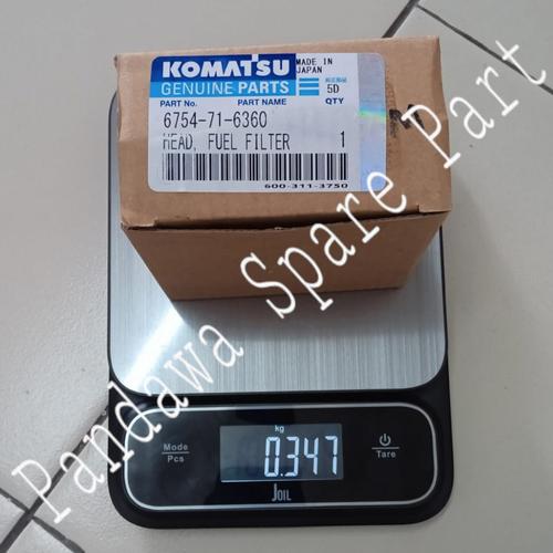 Jual 6754-71-6370 / 6754-71-6360 HEAD FUEL FILTER PC200-8M0 - Jakarta ...