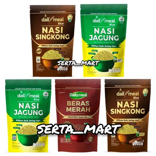 Jual Daily Meal Beras Merah / Nasi Jagung / Nasi Singkong 250gr / 1kg ...