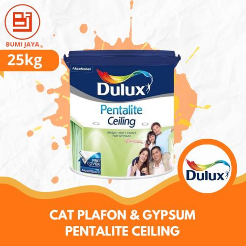 Jual cat plafon cat gypsum cat dulux pentalite cealing 25kg - Kota ...