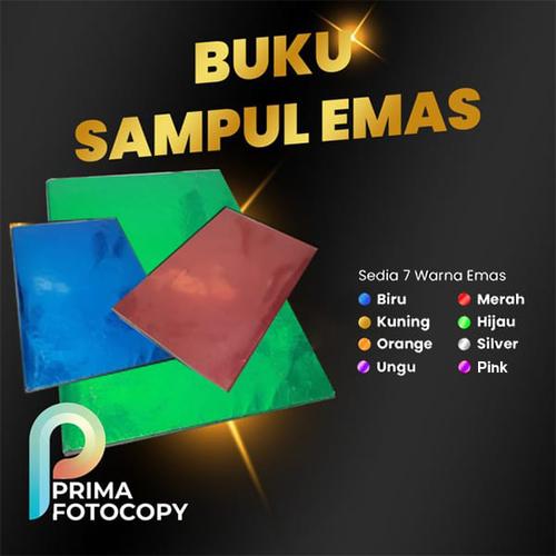 Jual Buku Sampul Kertas Emas Mas Metalik Ungu Pink Merah Kuning Gold ...