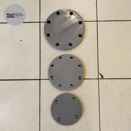 Jual Blind Flange pvc ukuran 1 1/2" inch / DN40 Flange buta PVC ...