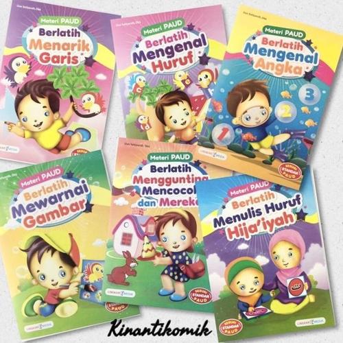 Jual BAYAR DI TEMPAT BUKU BERWARNA BERLATIH MENULIS HURUF , ANGKA ...
