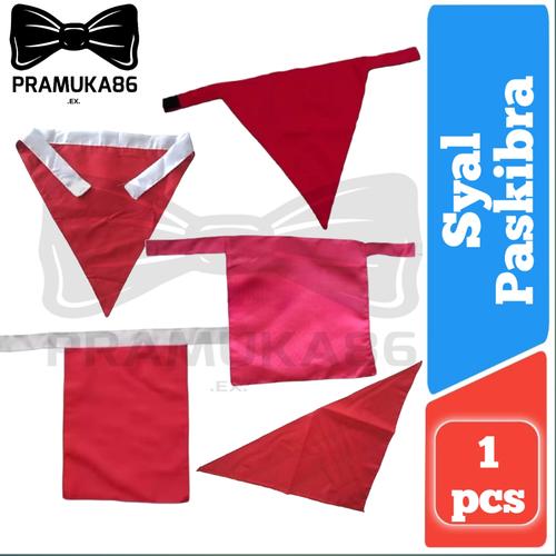 Jual Syal Slayer Paskibra Segitiga & Persegi Merah / Syal Paskibraka ...