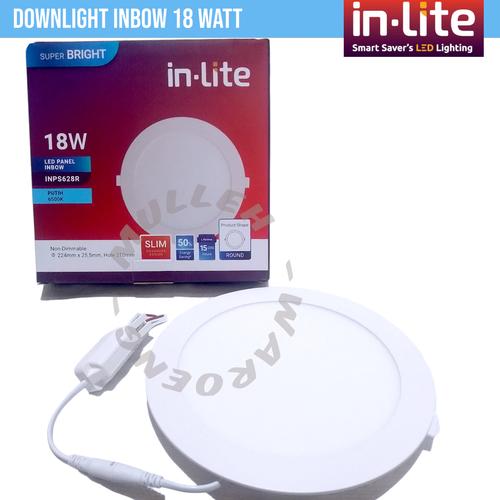 Jual LED PANEL INLITE IN-LITE 18W 18 W 18WATT DOWNLIGHT LAMP BULAT ...