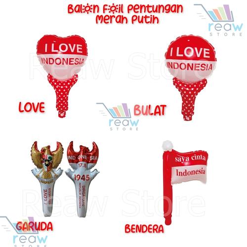 Jual Balon Foil Pentungan Hiasan Dekorasi HUT RI DIRGAHAYU 17 Agustus ...