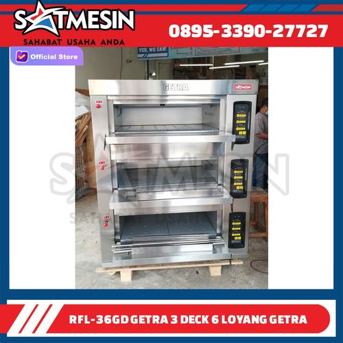 Promo GETRA RFL 36GD GAS BAKING OVEN 3 DECK 6 TRAY OVEN PEMANGGANG KUE ...