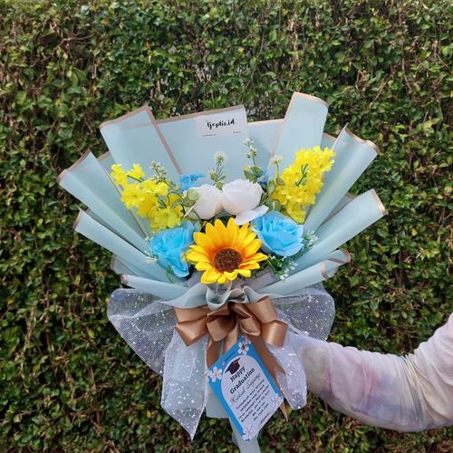 Jual Buket Bunga Hand Bouquet Bunga Tangan Small Wisuda Ulang Tahun dll ...