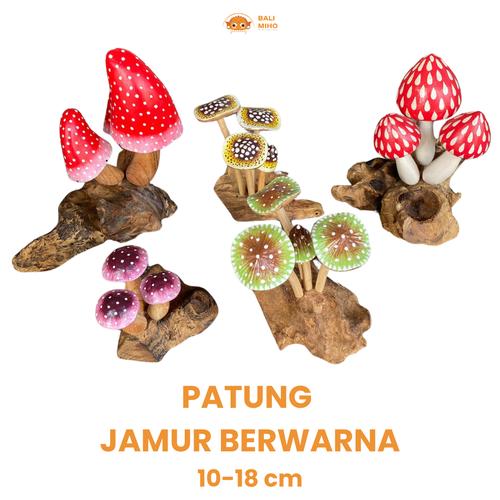 Jual Pajangan Jamur Berwarna - Patung Jamur Lukis Berwarna - colored ...