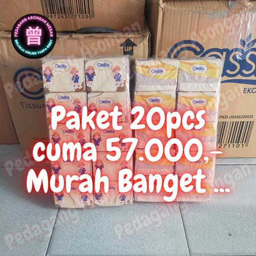 Jual Tissue Cassie POP UP Brown Organic 250ply [PAKET 20 PCS] - Kota ...