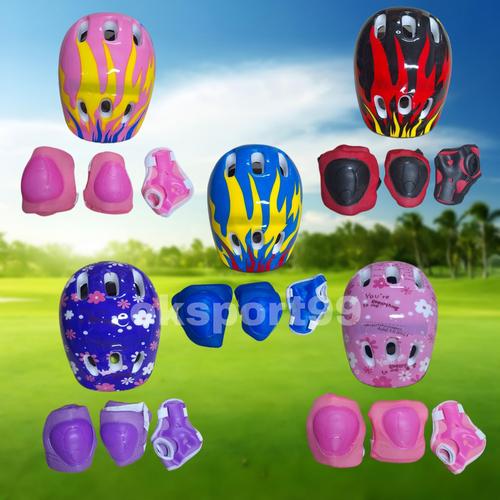 Jual Helm skuter dan sepatu roda anak - Biru api - Jakarta Barat ...