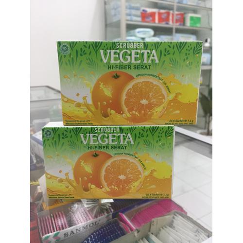 Jual vegeta scrubber hi fiber serat isi 6 sachet - Kab. Tangerang ...