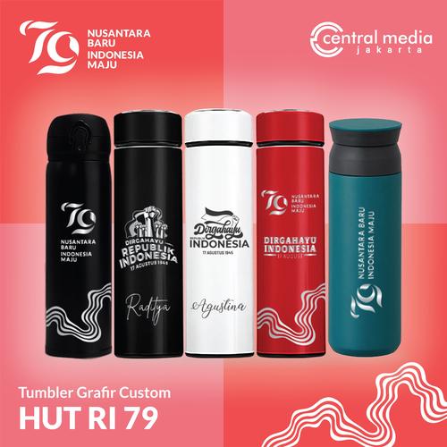 Jual Tumbler Grafir HUT RI 79 Botol Minum Stainless Merchandise ...