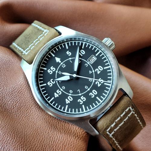 Promo Tandorio Pilot Aviator Type A Calibre Seiko NH35 Automatic not ...
