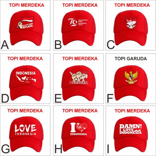 Jual TOPI GARUDA MERDEKA 17 AGUSTUS MERAH PUTIH - Putih - Jakarta Barat ...