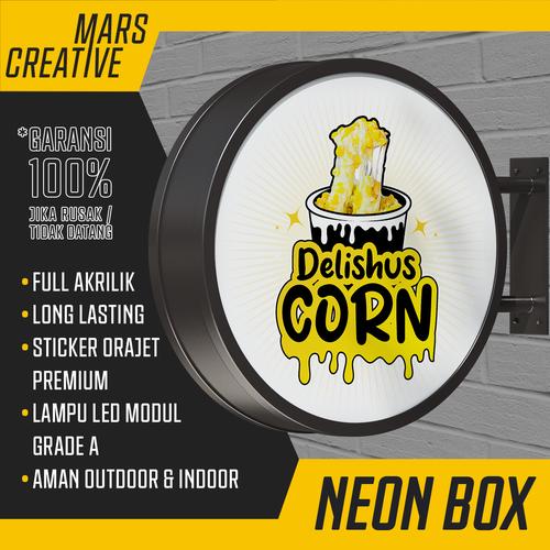 Jual Neon Box Custom Untuk Indoor & Outdoor – Variasi Bulat/Kotak 70 cm ...