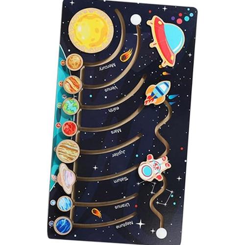 Jual 1 Set Solar System Toys_Early Learning Puzzle Movable Planets Toy ...