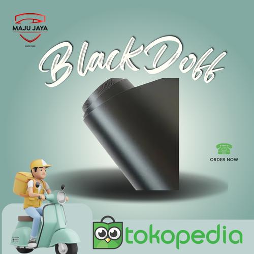 Jual Sticker / Stiker Hitam Matt Black Doff Vinyl Scotlite Skotlet ...