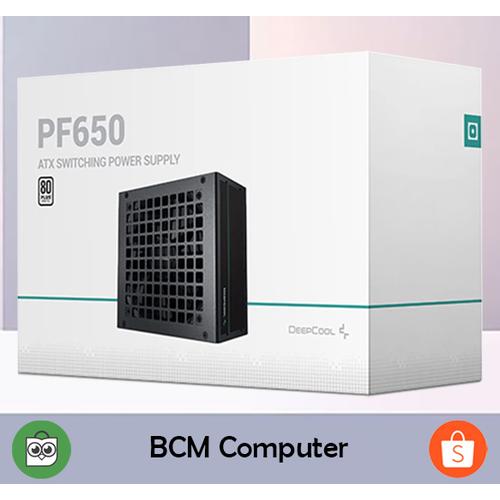 Jual Power Supply DEEPCOOL PF650 650 Watt / DEEPCOOL PF 650 FLAT CABLE ...