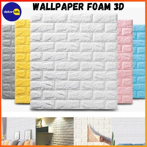 Jual Wallpaper Dinding Wallpaper Foam Wallpaper Bata 70x77cm - Bata ...