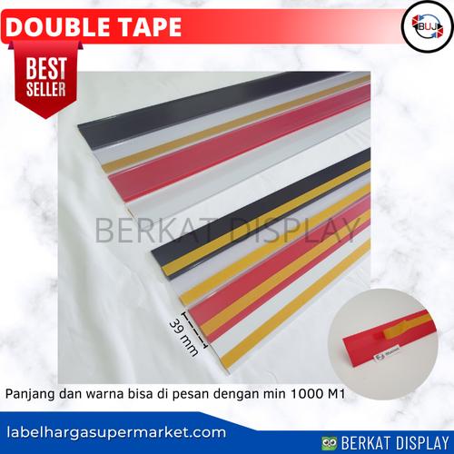 Jual LABEL HARGA/PRICE TAG/CARD/DATA STRIP/PRICE RAIL DOUBLE TAPE - 100 ...