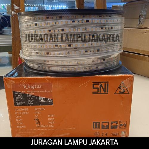 Jual LAMPU LED STRIP SELANG KINGTAS 50M 2835 120LED POTONG 10CM ...