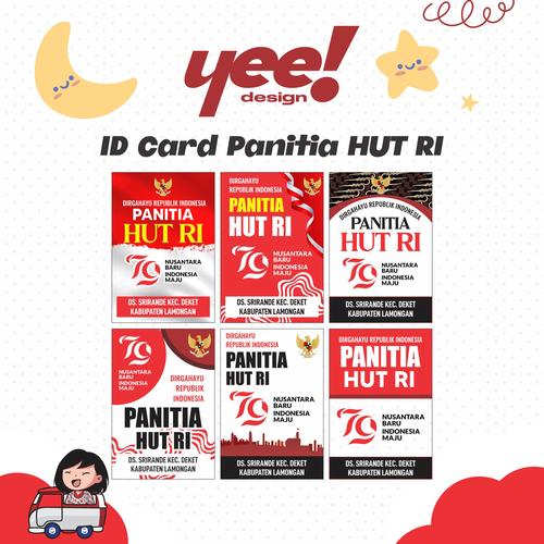 Jual ID CARD PANITIA HUT RI ECERAN - 006 - Kab. Lamongan - yeedesign ...