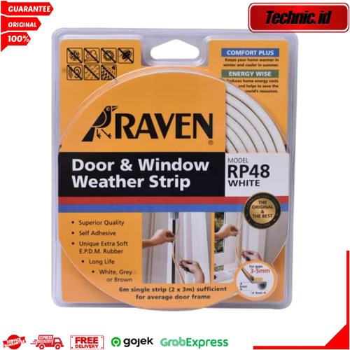 Jual Raven Penutup Celah Pintu & Jendela Rubber Epdm Rp48 Door Window ...