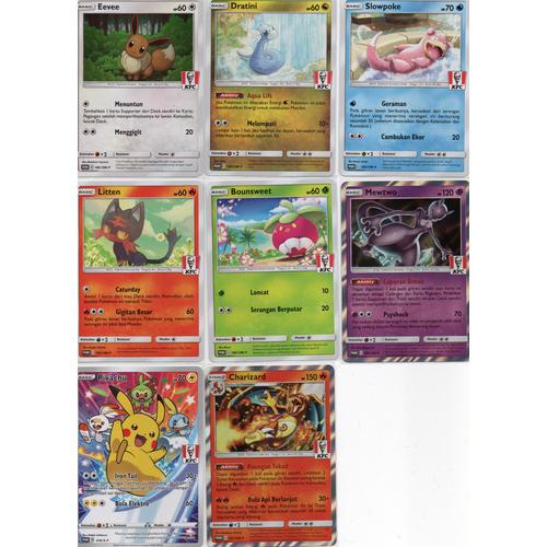 Jual Complete Set KFC Promo Card - Indonesia Pokemon Original TCG 2020 ...