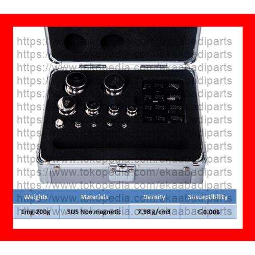 Jual 1mg-200g E2-CLASS 200g Accurate Stainless Steel Standard ...