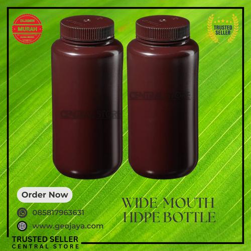 Jual Botol Mulut Lebar HDPE - 1000ml Wide Mouth Lab Quality Bottle PP ...