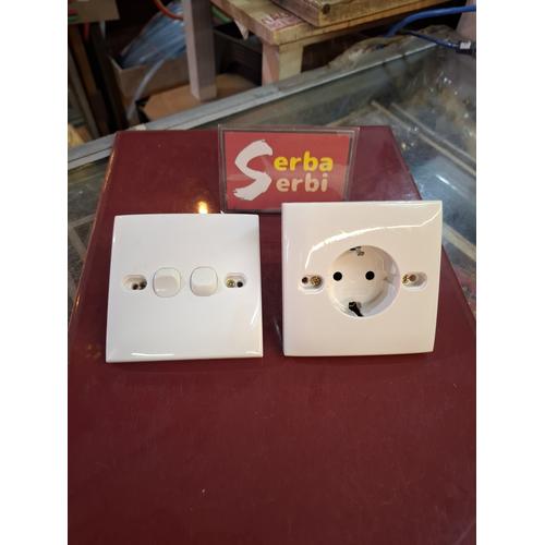 Jual [IB/OB KONTAK DINDING TANAM/BOX]Stop kontak dinding listrik ...