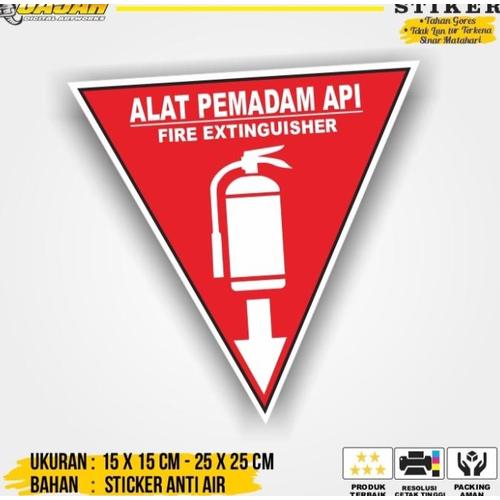 Jual STIKER PETUNJUK APAR / STICKER PETUNJUK APAR / SIMBOL APAR / APAR ...
