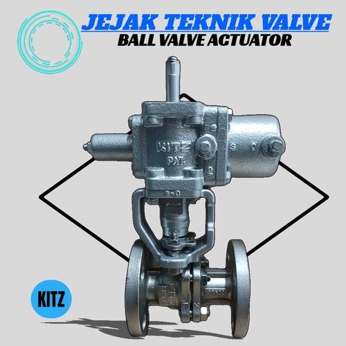Jual BALL VALVE ACTUATOR PNEUMATIC KITZ 1 1/4" INCH DN32 STAINLESS STEEL SS304 KITZ PAT ACTUATOR ...