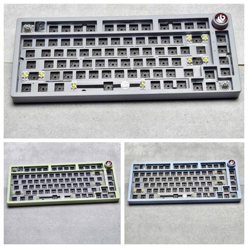 Jual LEOBOG Hi75 RGB Gasket Aluminum Barebone Mechanical Keyboard HI 75 ...