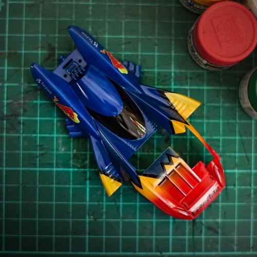 Jual Tamiya Mini 4WD body Strato Vector Custom Painted - Kota Semarang ...