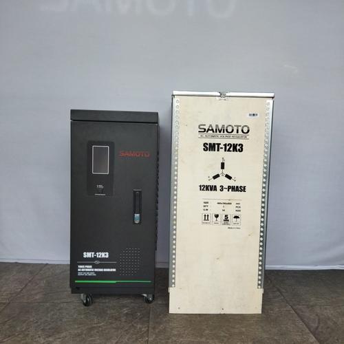 Jual SAMOTO Stabilizer 12000VA Stavolt Three Phase Stavolt SMT12KVA 3 ...