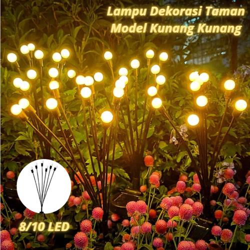 Promo Lampu Dekorasi Taman Model Kunang Kunang 8/10 LED Anti Air / Lampu Lanskap Kembang Api ...