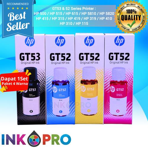 Jual Tinta HP GT53/GT52 PREMIUM 1Set Untuk Printer GT5810 GT5820 New ...
