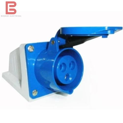 Jual Wall Socket 3 Pole 16A / Stop Kontak Genset 3 PIN 16 Ampere FORT CEE 113 IP44 - Jakarta ...